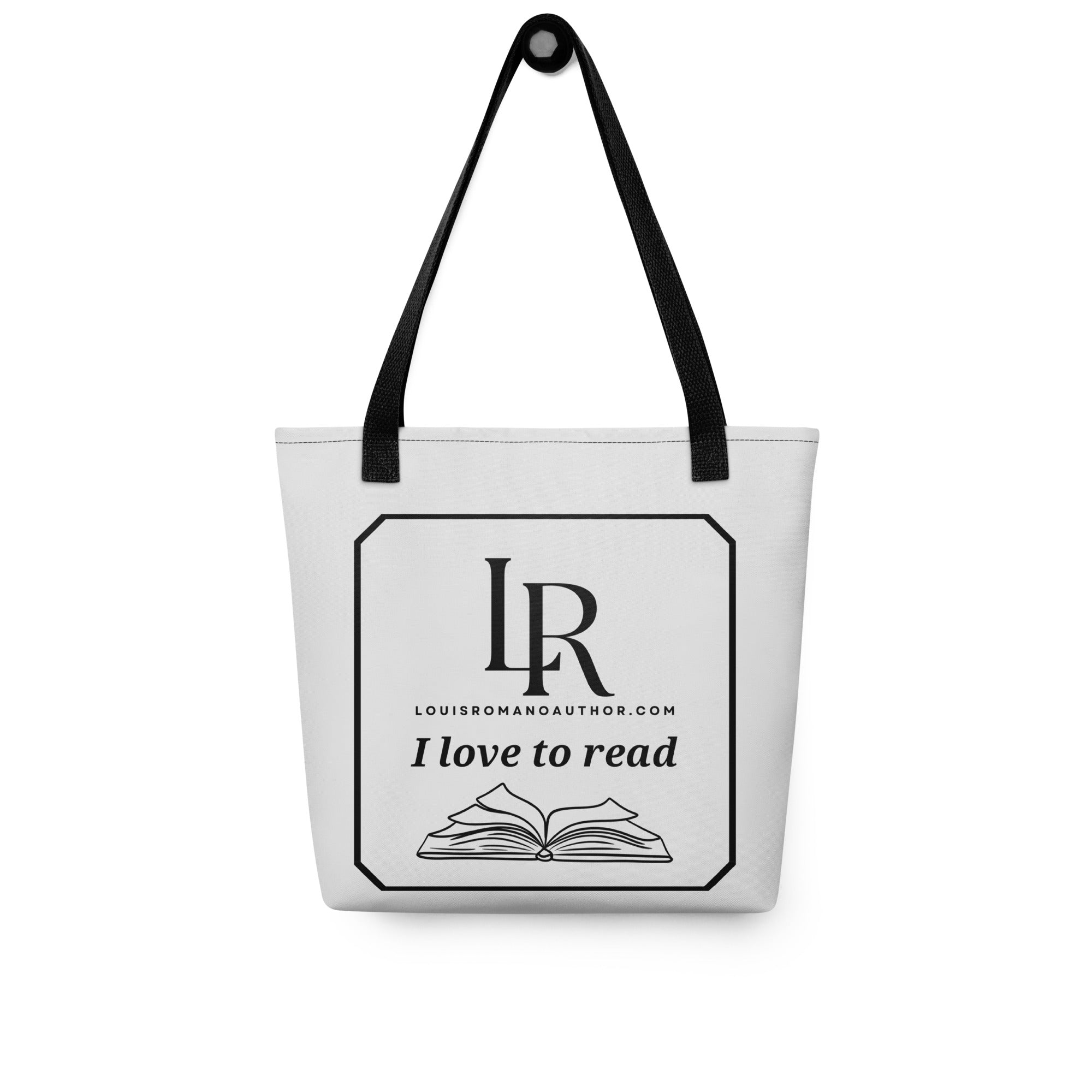 Tote bag; 'I love to read' LR